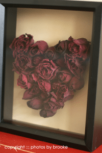 Rose Heart Shadow Box - The Crafting Chicks