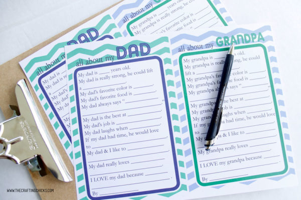 Free Father’s Day Questionnaire – A Special Keepsake for Dad - The ...