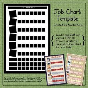 Printable Job Chart Posters
