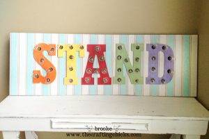 DIY Marquee Sign - The Crafting Chicks