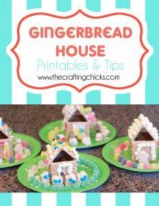 Gingerbread Houses {A Christmas Tradition} & Free Printables - The ...