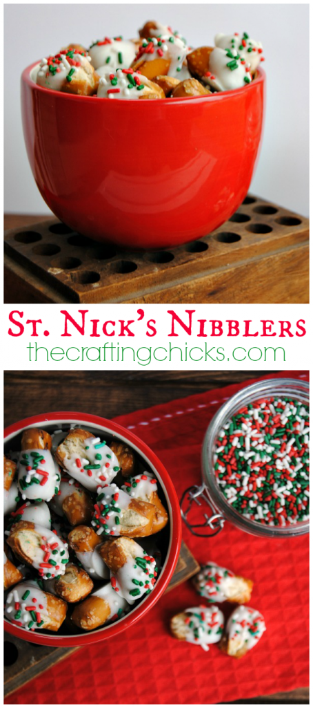 St. Nick's Nibblers - The Easiest Chocolate Covered Pretzels! - The ...