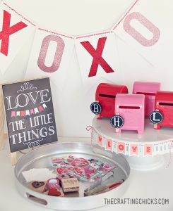 DIY Love Letter Station - The Crafting Chicks