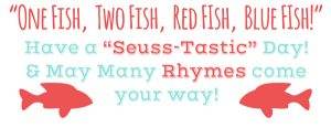 One Fish Two Fish Dr. Seuss Tags *Free Printable