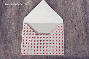 Love Letter DIY Envelope - The Crafting Chicks