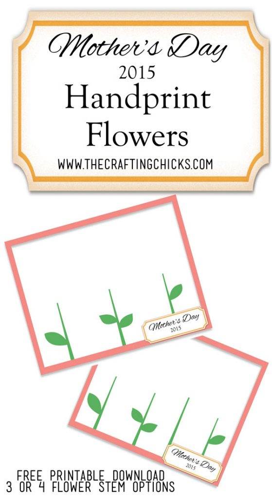 Mother's Day Handprint Flower