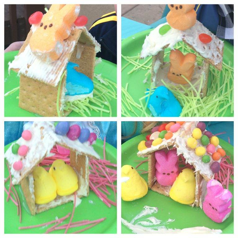 Easter Peep Houses - The Crafting Chicks