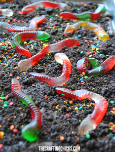 Worms & Dirt Chocolate Bark