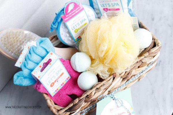 DIY Spa Gift Basket