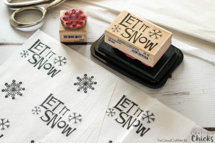 Stamped Tissue Paper