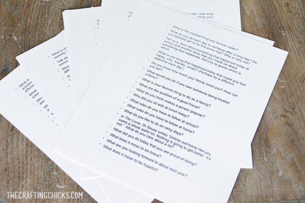 Dinner Time Conversation Tree