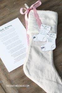 The White Stocking - The Crafting Chicks