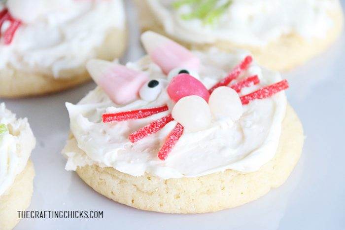 Bunny Face Cookies - The Crafting Chicks