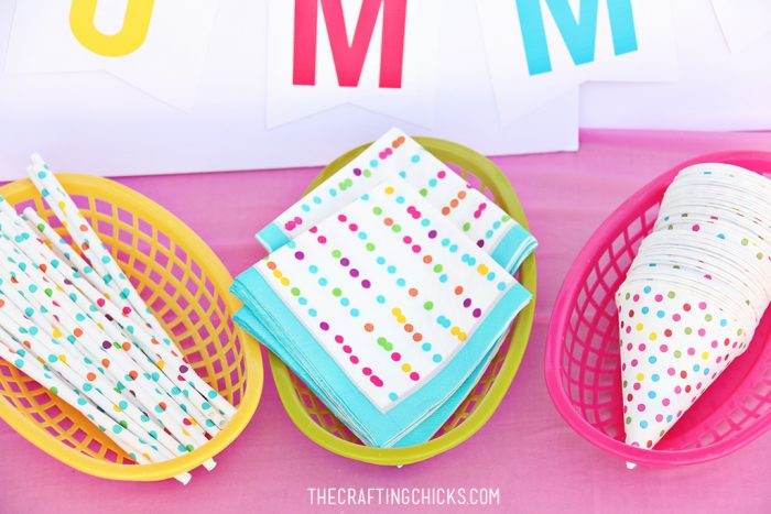 Summer Snow Cone Party - The Crafting Chicks