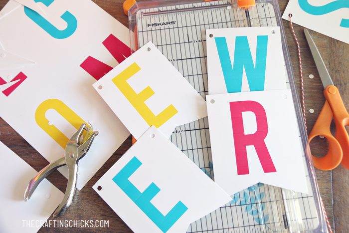 Welcome Summer Banner - The Crafting Chicks