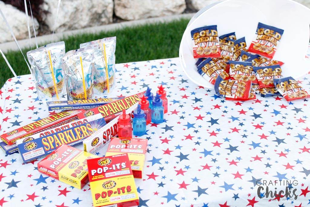 Waiting For Dark Kids Fireworks Table - The Crafting Chicks