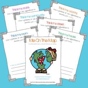 Me On The Map Activity Booklet - The Crafting Chicks