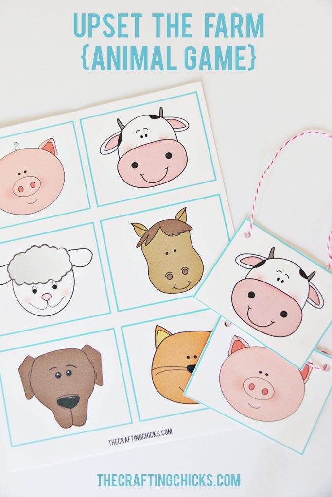 Farm Animal Family Game - The Crafting Chicks