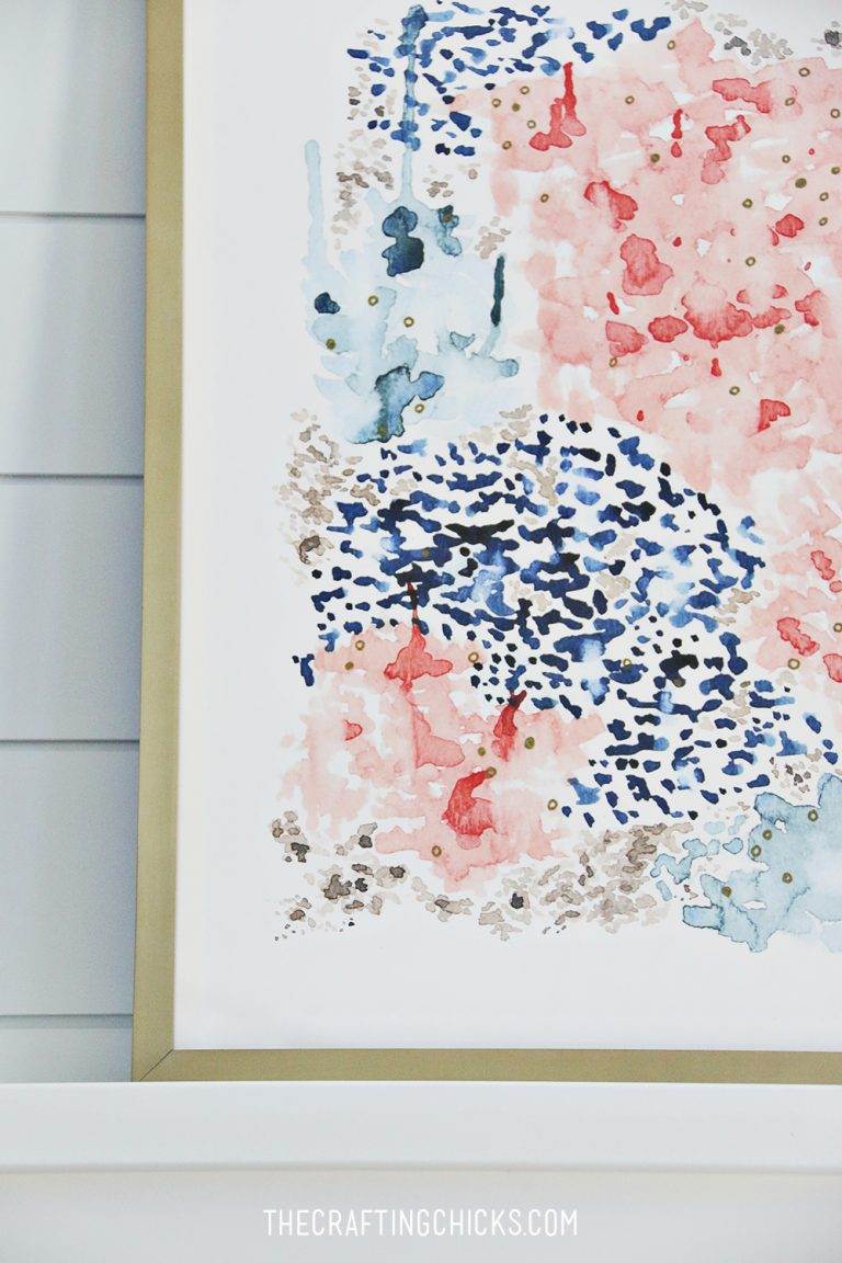 Minted Art Flutter Watercolor - The Crafting Chicks