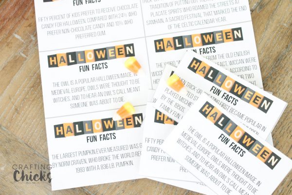 Halloween Fun Facts + Free Printable Lunchbox Notes - The Crafting Chicks