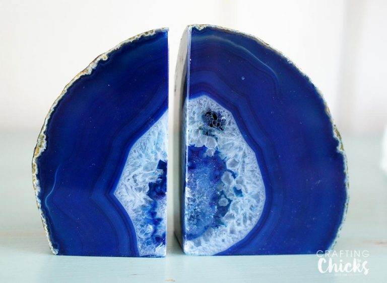 Styled 3x: Geode Bookends - The Crafting Chicks