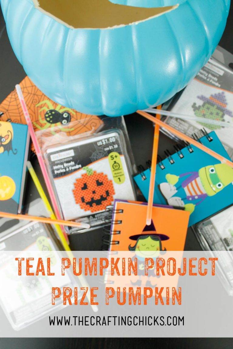 Teal Pumpkin Project Prize Pumpkin - The Crafting Chicks