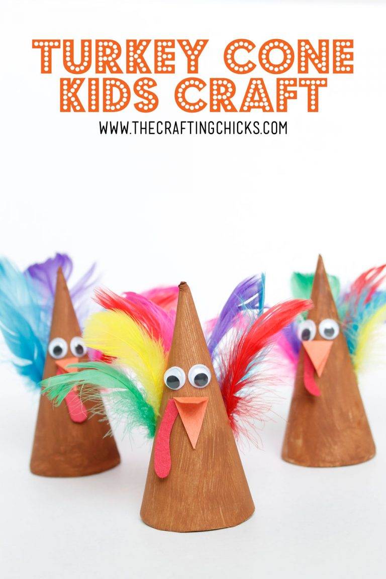 Paper Fan Turkey Craft - The Crafting Chicks