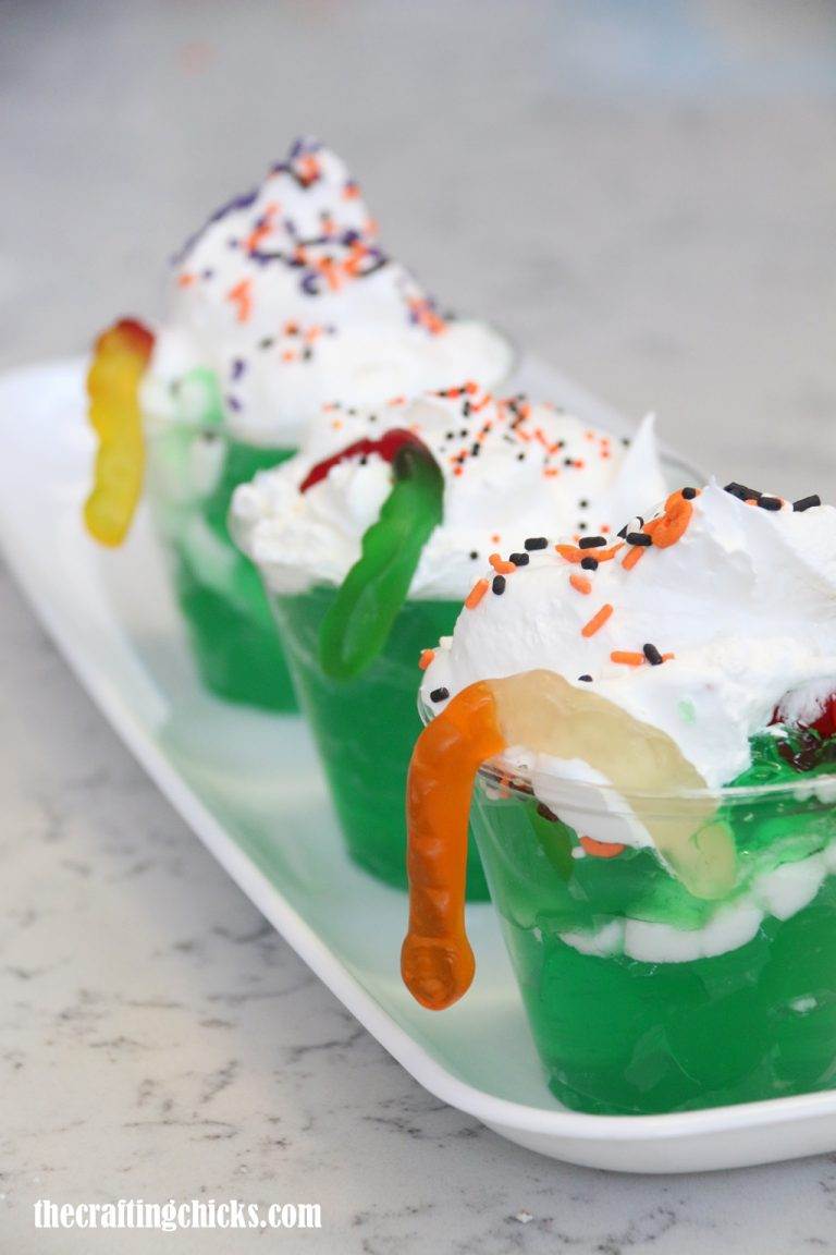Spooky Green Jello - The Crafting Chicks