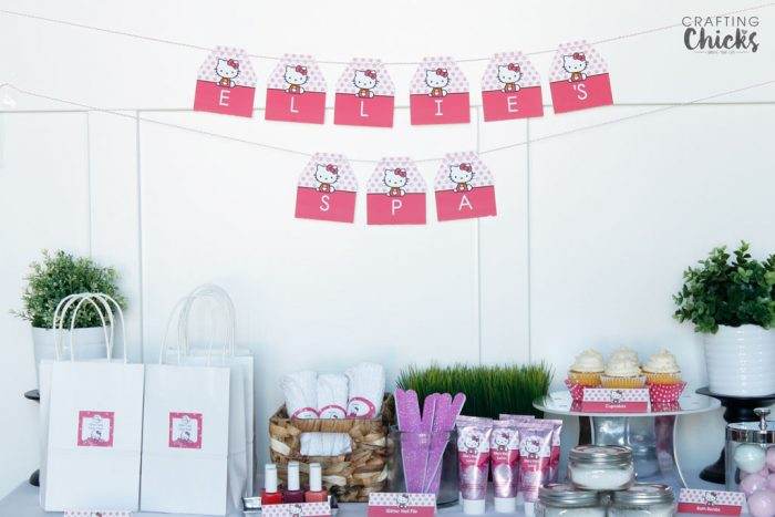 Hello Kitty Spa Party