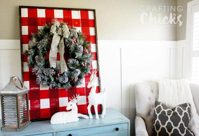 Wooden Plank Display with The Home Depot - The Crafting Chicks
