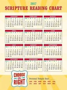 2017 Scripture Reading Chart - The Crafting Chicks