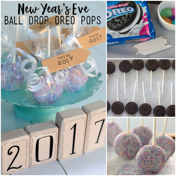 New Year's Eve Ball Drop Oreo Pops - The Crafting Chicks