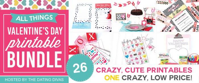 ALL THINGS VALENTINE'S DAY Blogger Printable Bundle - The Crafting Chicks