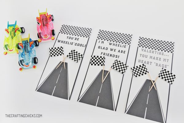 Race Car Valentines - The Crafting Chicks