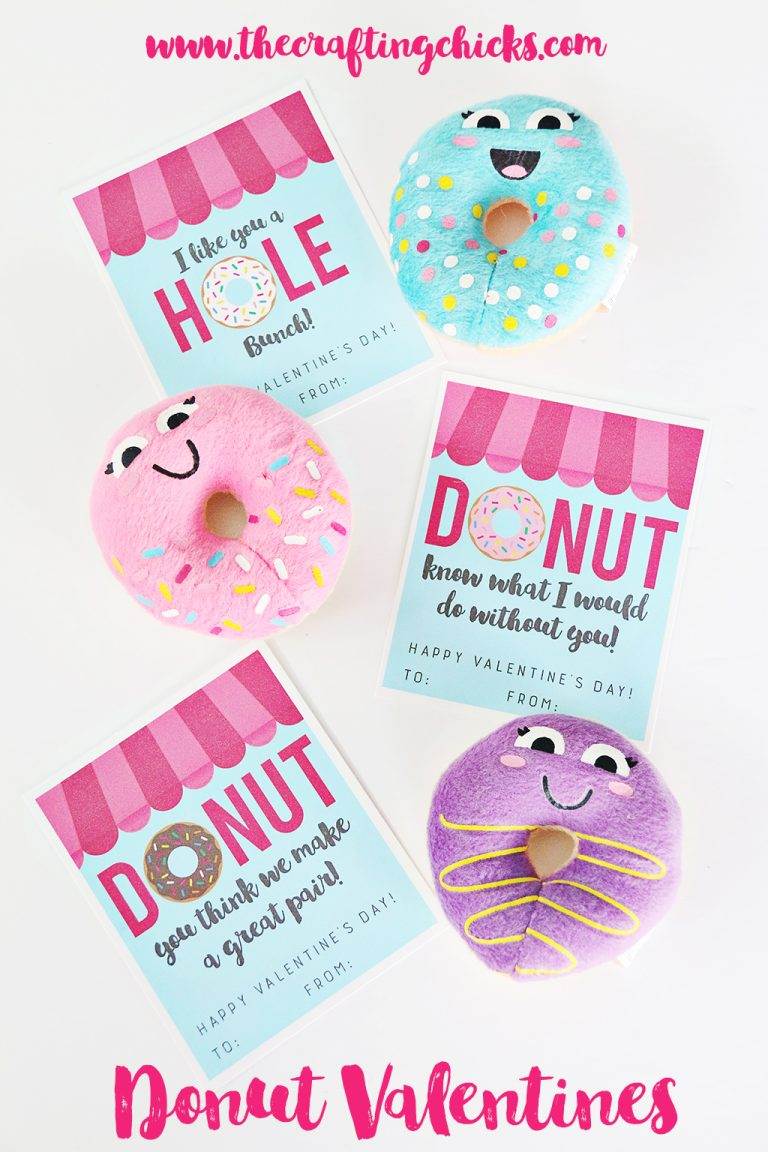 Donut Valentine Printables - The Crafting Chicks