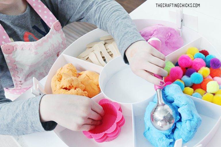 Ice Cream Sensory Play with Morph - The Crafting Chicks
