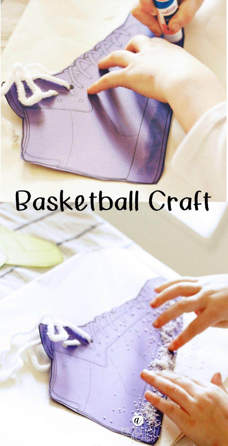 Easy Basketball Craft for Kids - The Crafting Chicks