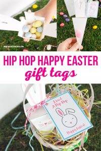 Hip Hop Happy Easter Gift Tags - The Crafting Chicks