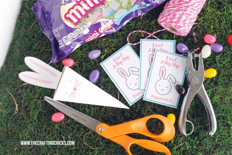 Hip Hop Happy Easter Gift Tags - The Crafting Chicks