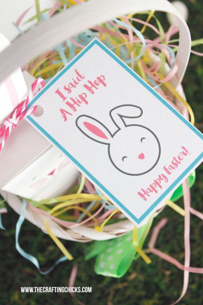 Hip Hop Happy Easter Gift Tags - The Crafting Chicks