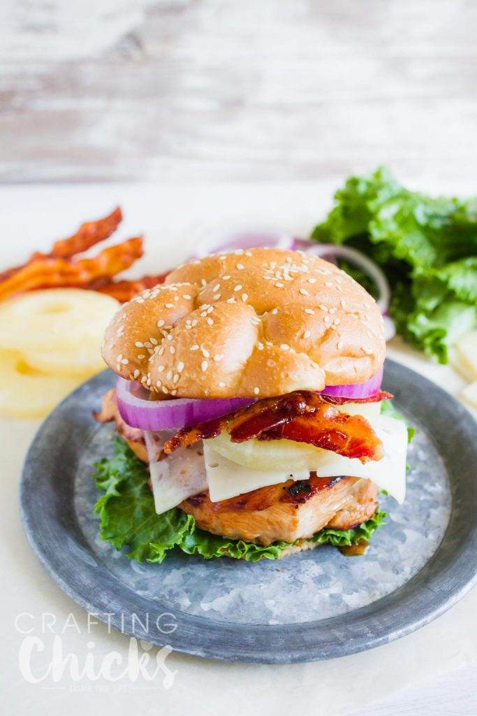 Aloha Burger Recipe - The Crafting Chicks