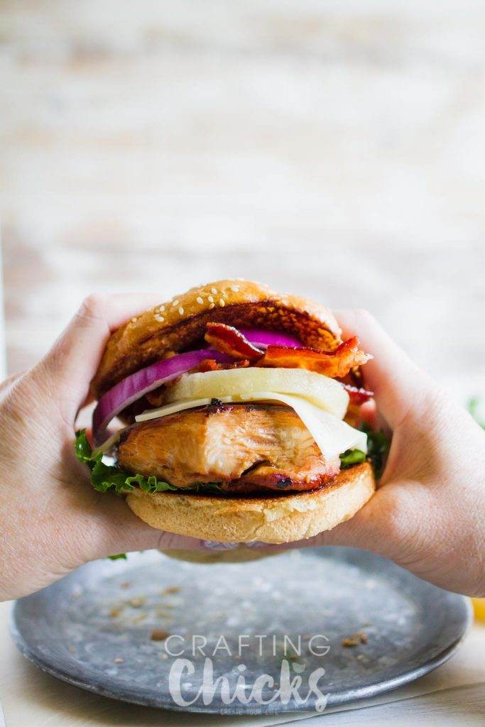 Aloha Burger Recipe - The Crafting Chicks