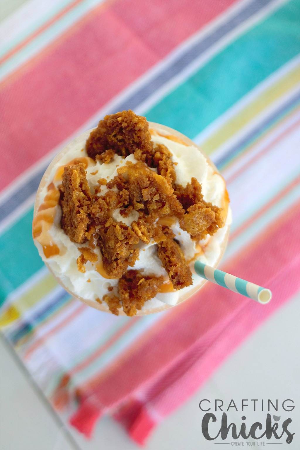 Fried Ice Cream Milk Shake for Cinco de Mayo - Crafting Chicks