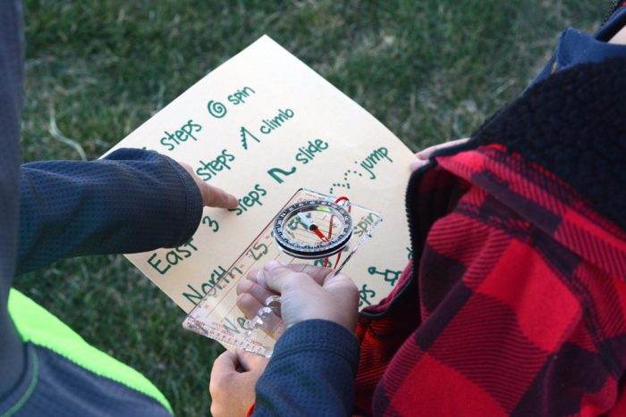 Outdoor Compass Treasure Hunt - The Crafting Chicks