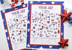 4th of July I Spy Game - The Crafting Chicks