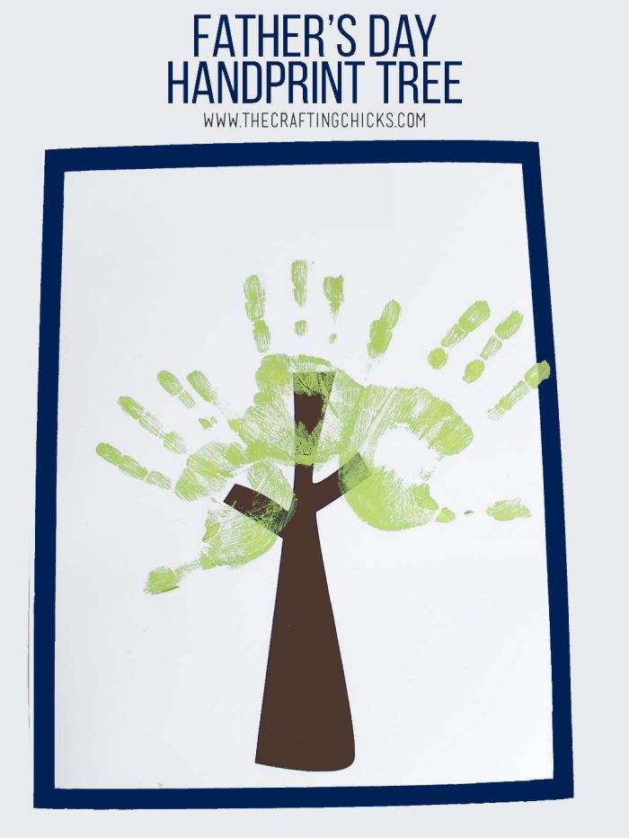 Father's Day Handprint Tree - The Crafting Chicks