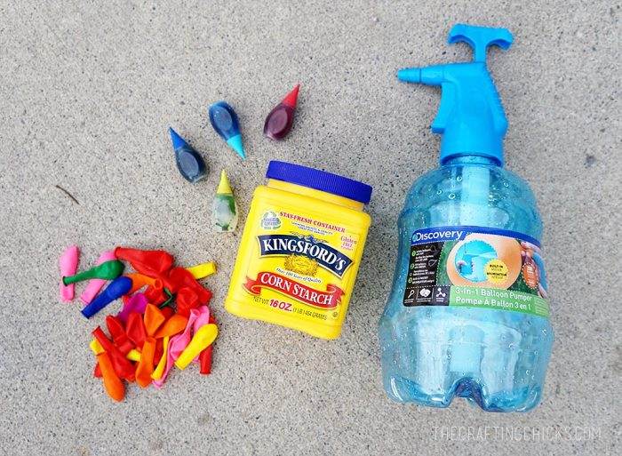 Sidewalk Chalk Water Bombs - The Crafting Chicks