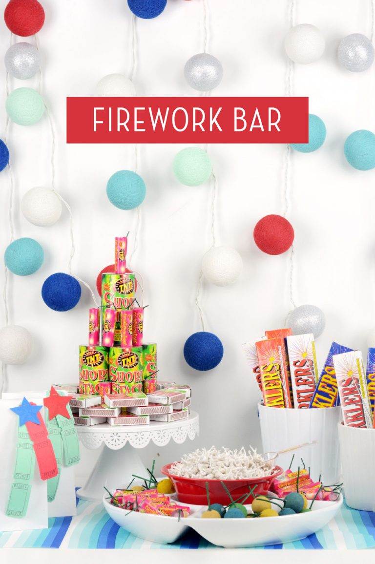 Patriotic Firework Bar - The Crafting Chicks