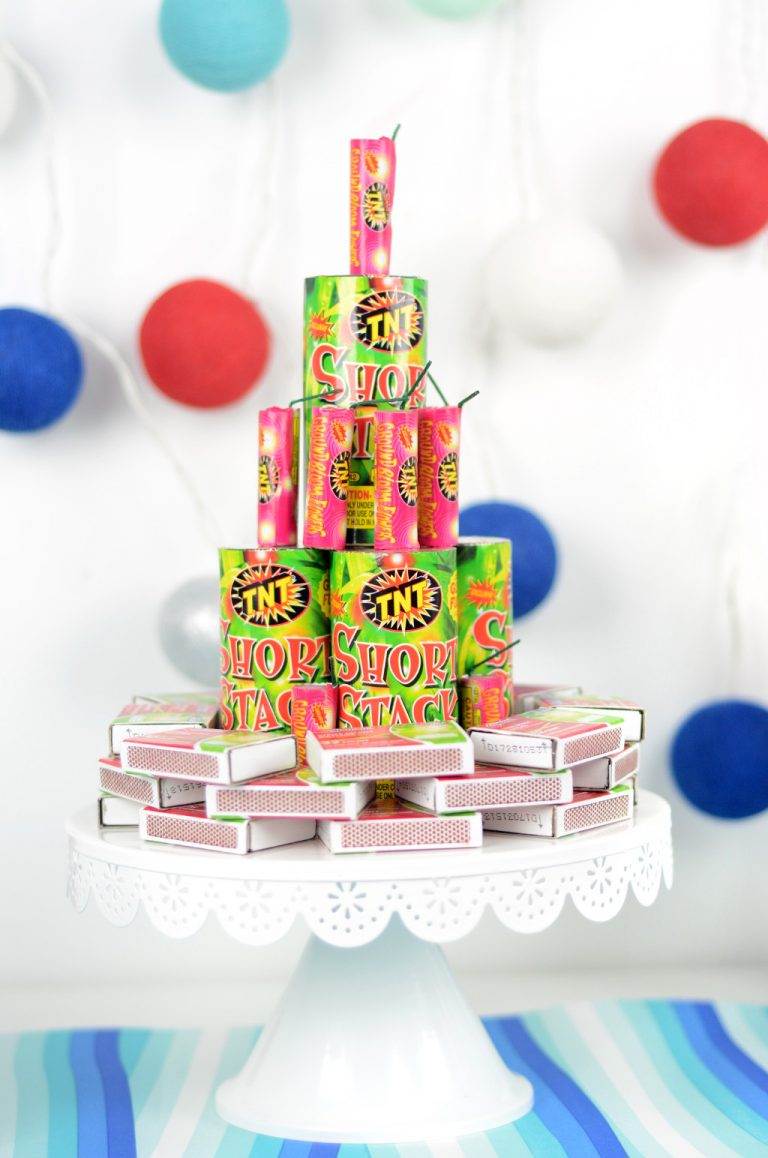 Patriotic Firework Bar - The Crafting Chicks