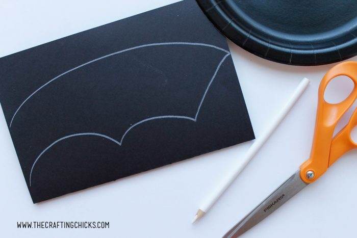 Bat Paper Plate Kids Craft